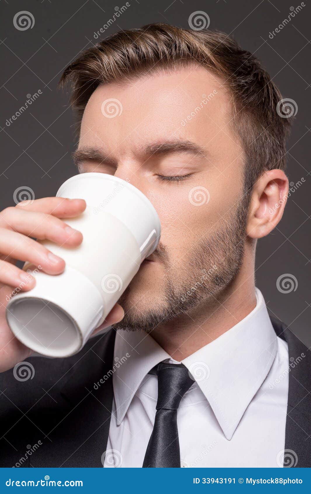 Man Drinking Coffee. Stock Image - Image: 33943191 Man Drinking Coffee. Stock Image - Image: 33943191