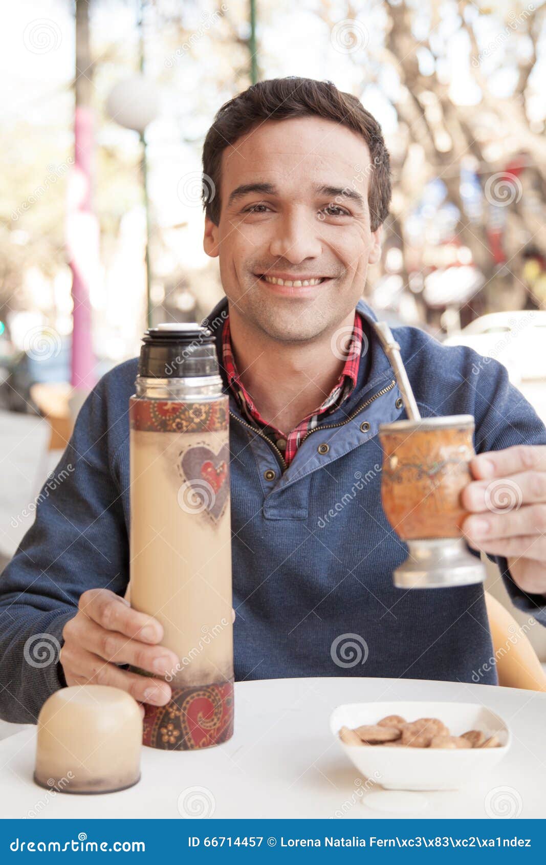 Man drinking Mate stock image. Image of cebar, healthy - 66714457