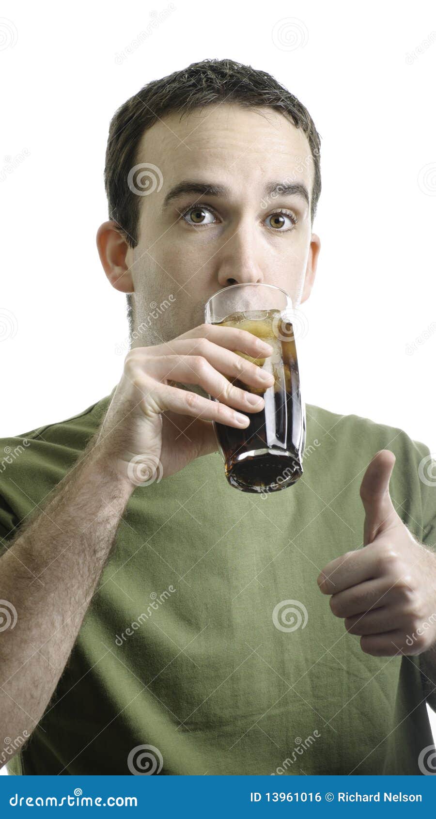 Man Drinking Pop stock photo. Image of drinking, bubble - 13961016