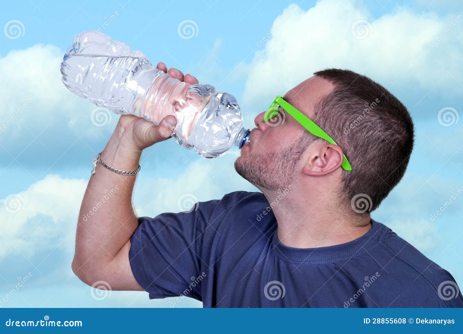 Man drinking water stock photo. Image of hand, health - 28855608