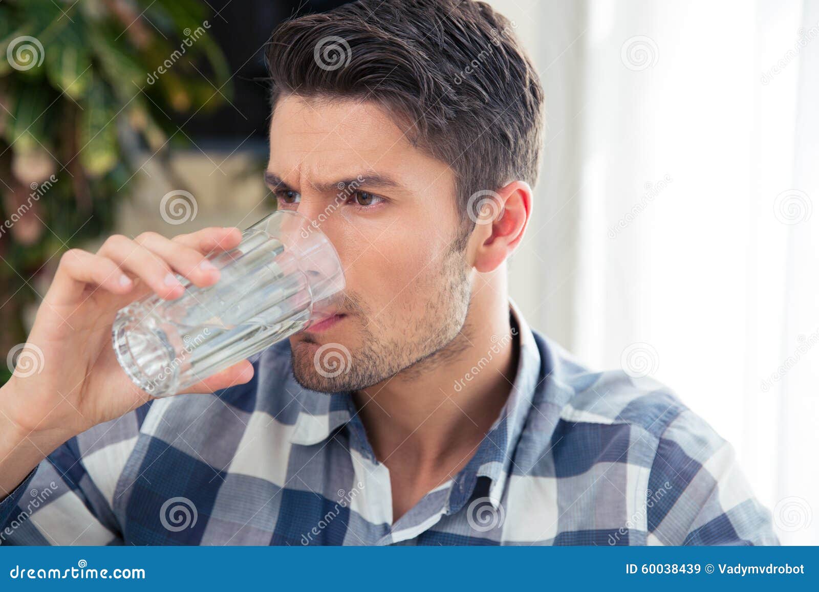 Man drinking water stock image. Image of confident, fresh - 60038439