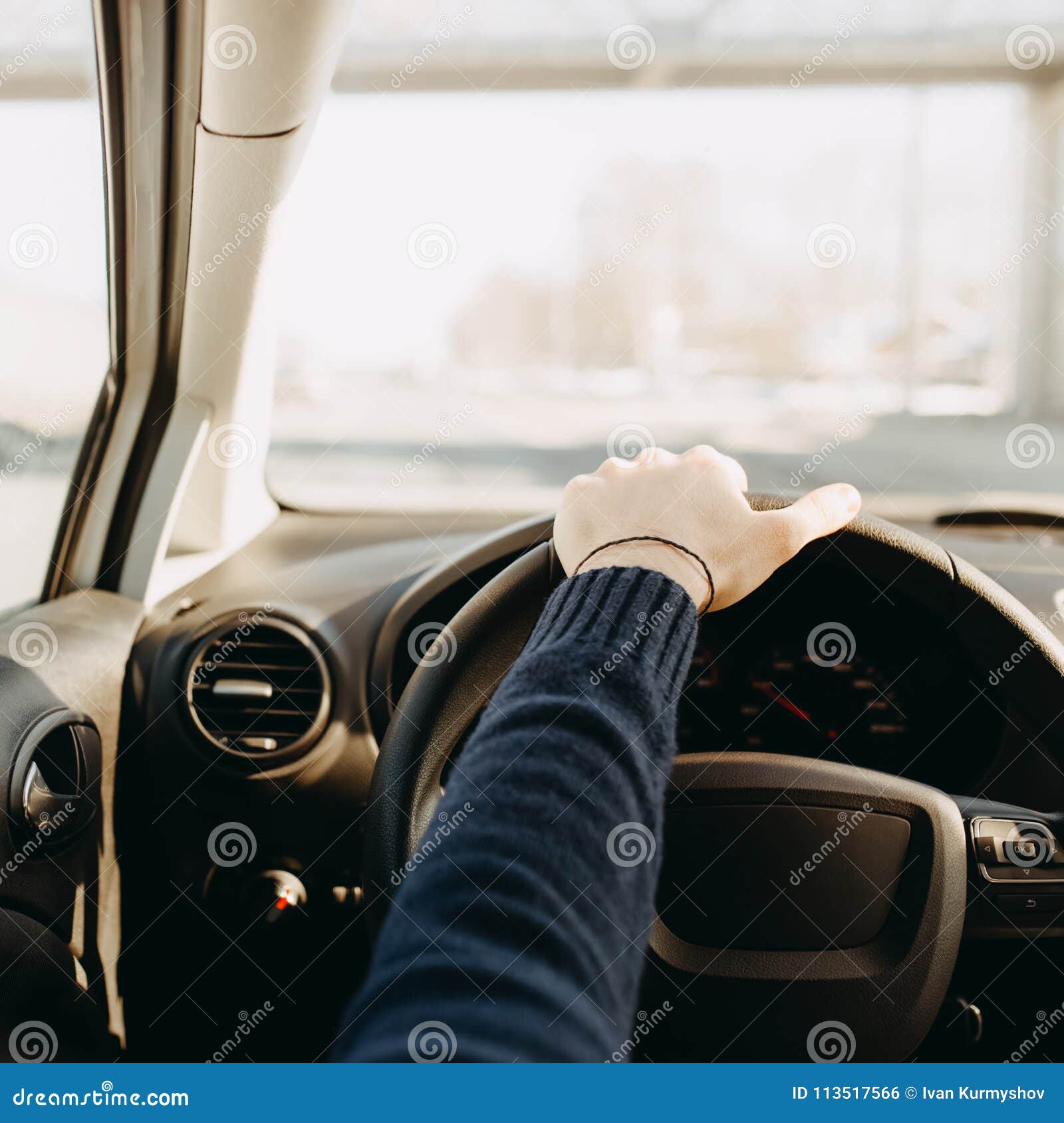 Drive a Car. Inside Interior View Stock Photo - Image of vehicle ...