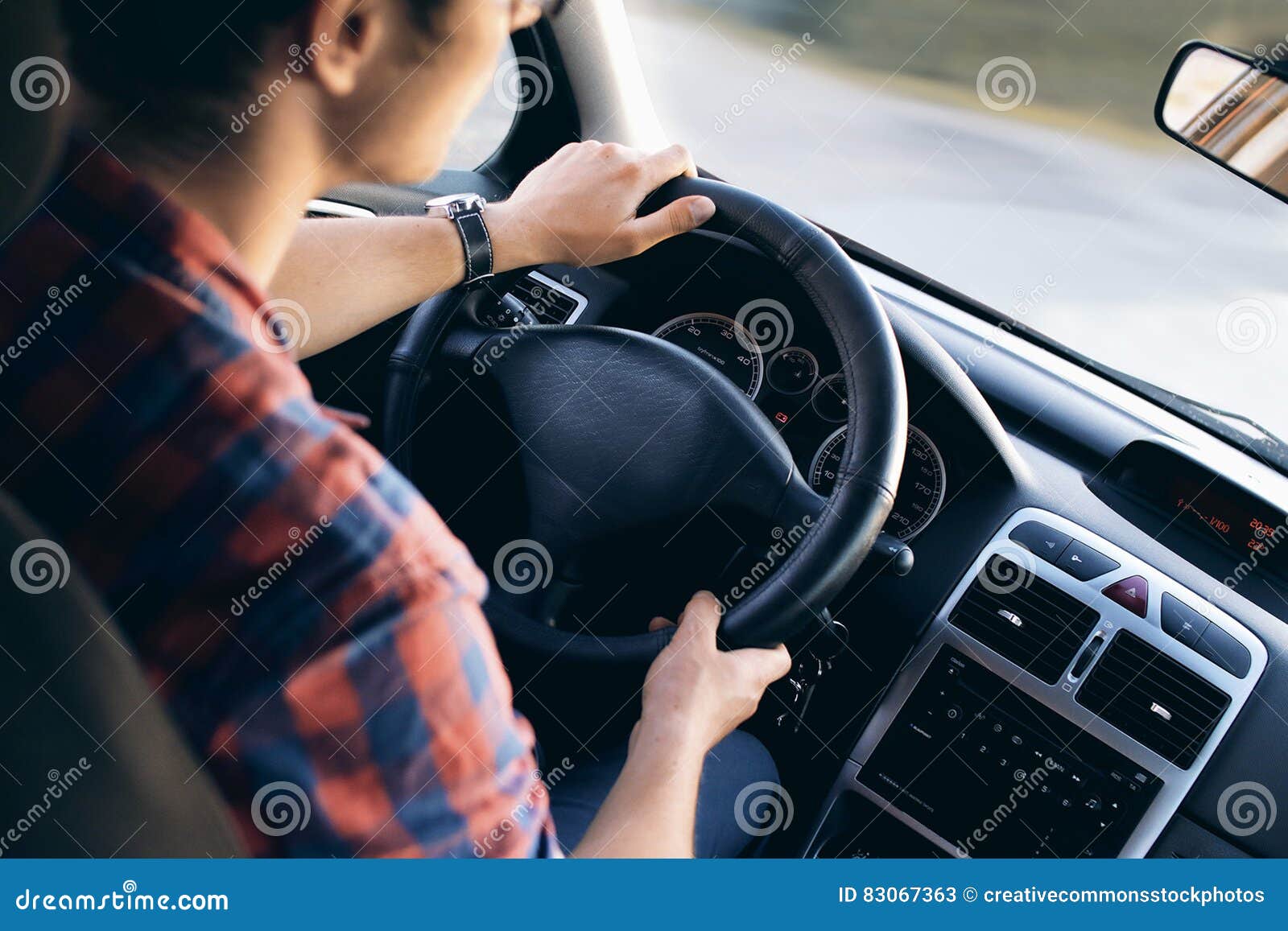 Man Driving A Motor Car Picture. Image: 83067363