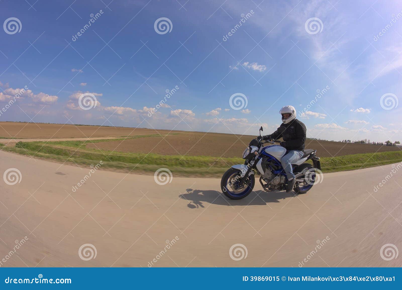 Man driving motorcycle stock image. Image of biker, brake - 39869015