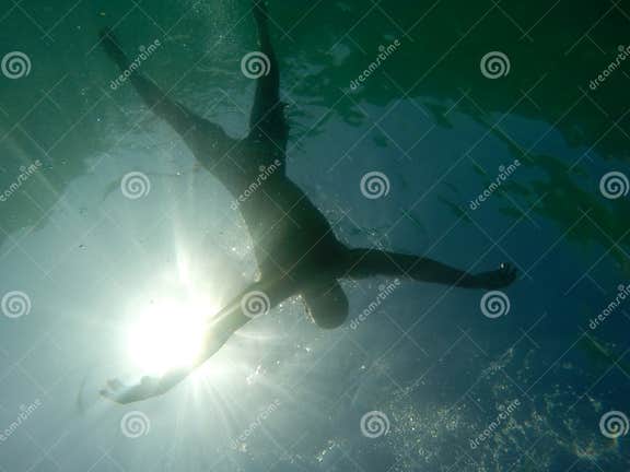 Drowning man stock image. Image of body, swimmer, male - 99350181