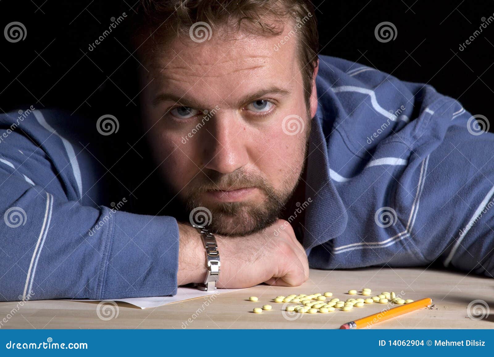 Man Drug Addiction Problem stock photo. Image of caucasian - 14062904