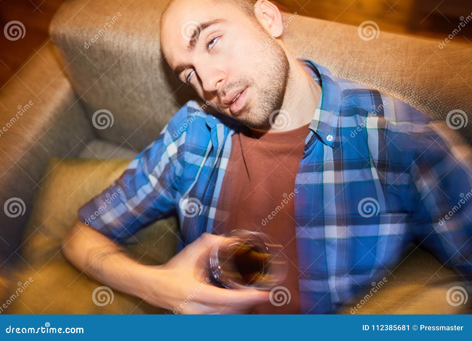 Man drunk stock image. Image of blurred, addiction, contemporary ...
