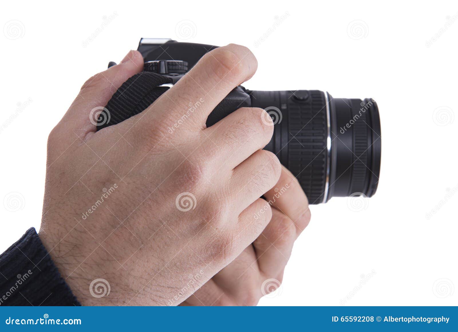 Man with a DSLR camera stock photo. Image of digital - 65592208