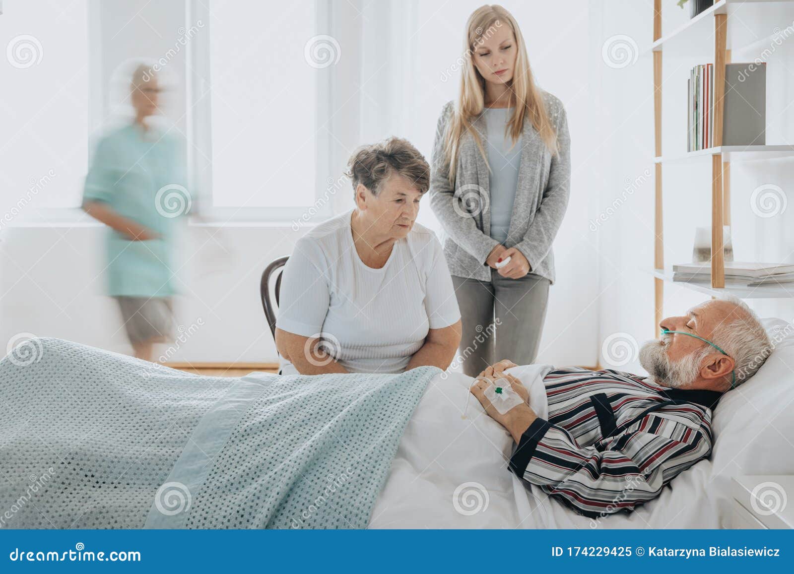 Man Dying In Hospital Stock Image Image Of Patient 174229425