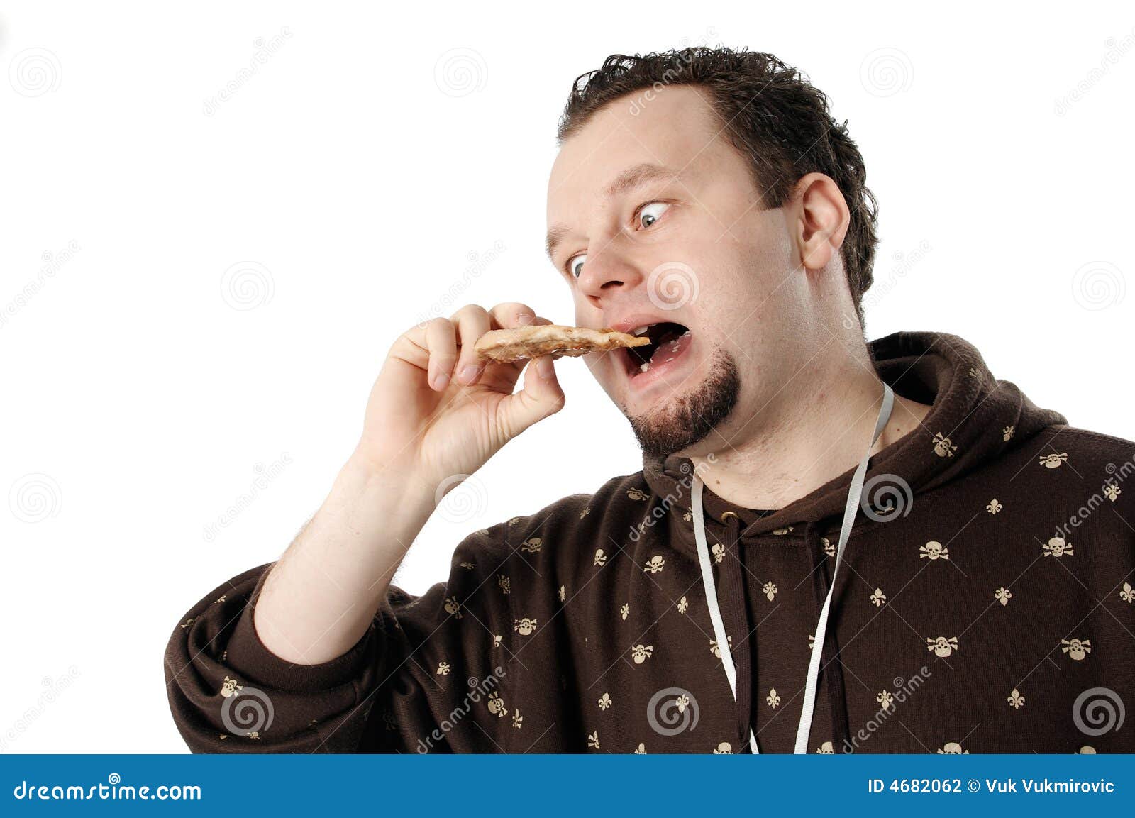 Man eating stock photo. Image of humor, person, caucasian - 4682062