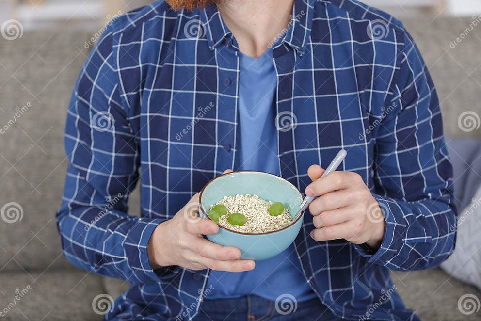 Man eating rice stock photo. Image of asianethnicity - 194270490