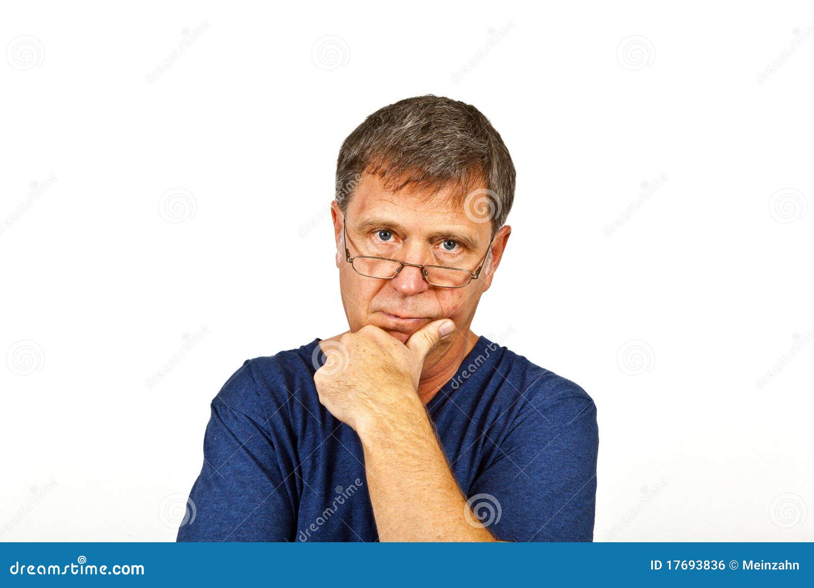 Man in emotion stock photo. Image of front, fifty, cheerful - 17693836