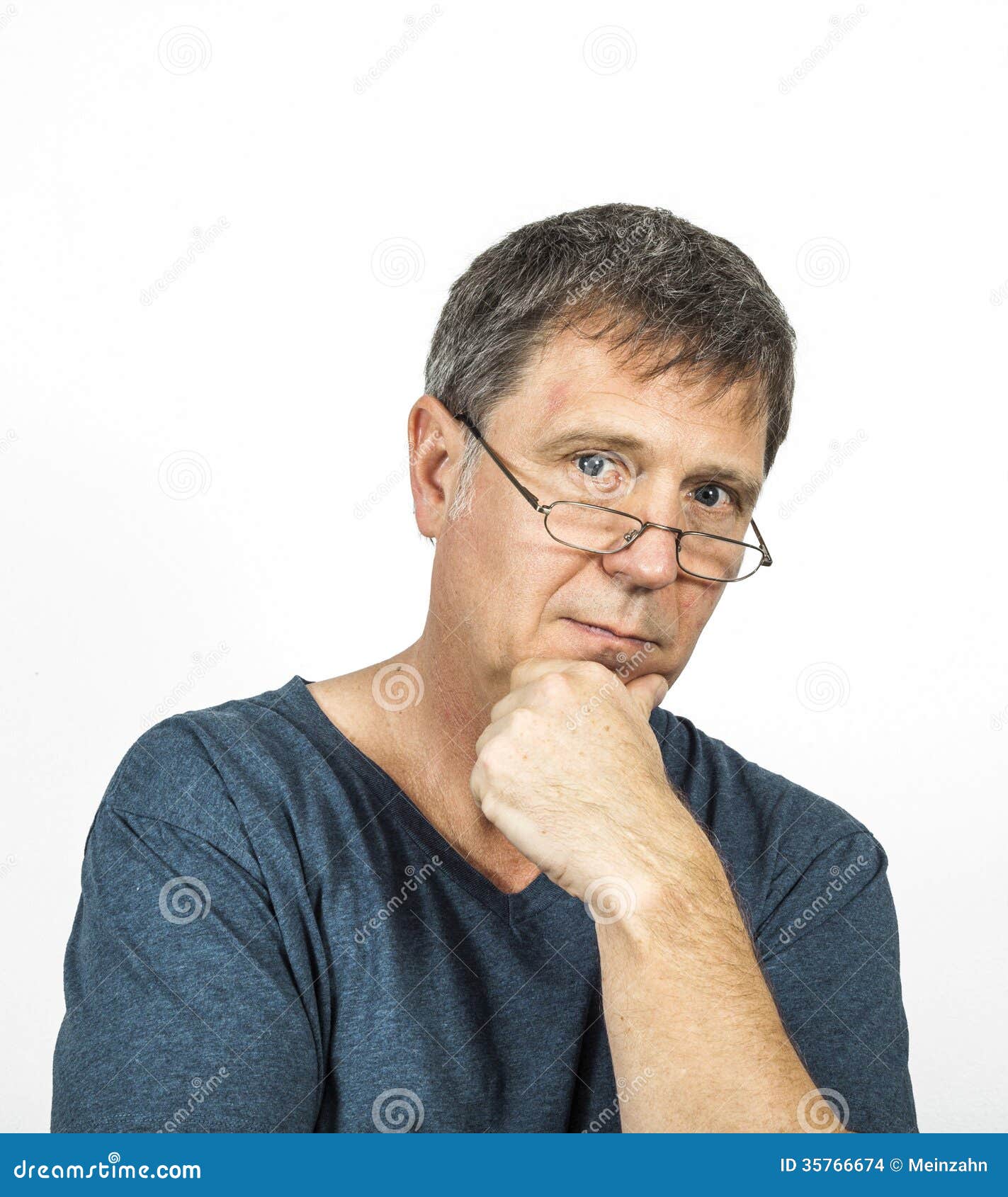 Man in emotion stock photo. Image of glasses, caucasian - 35766674