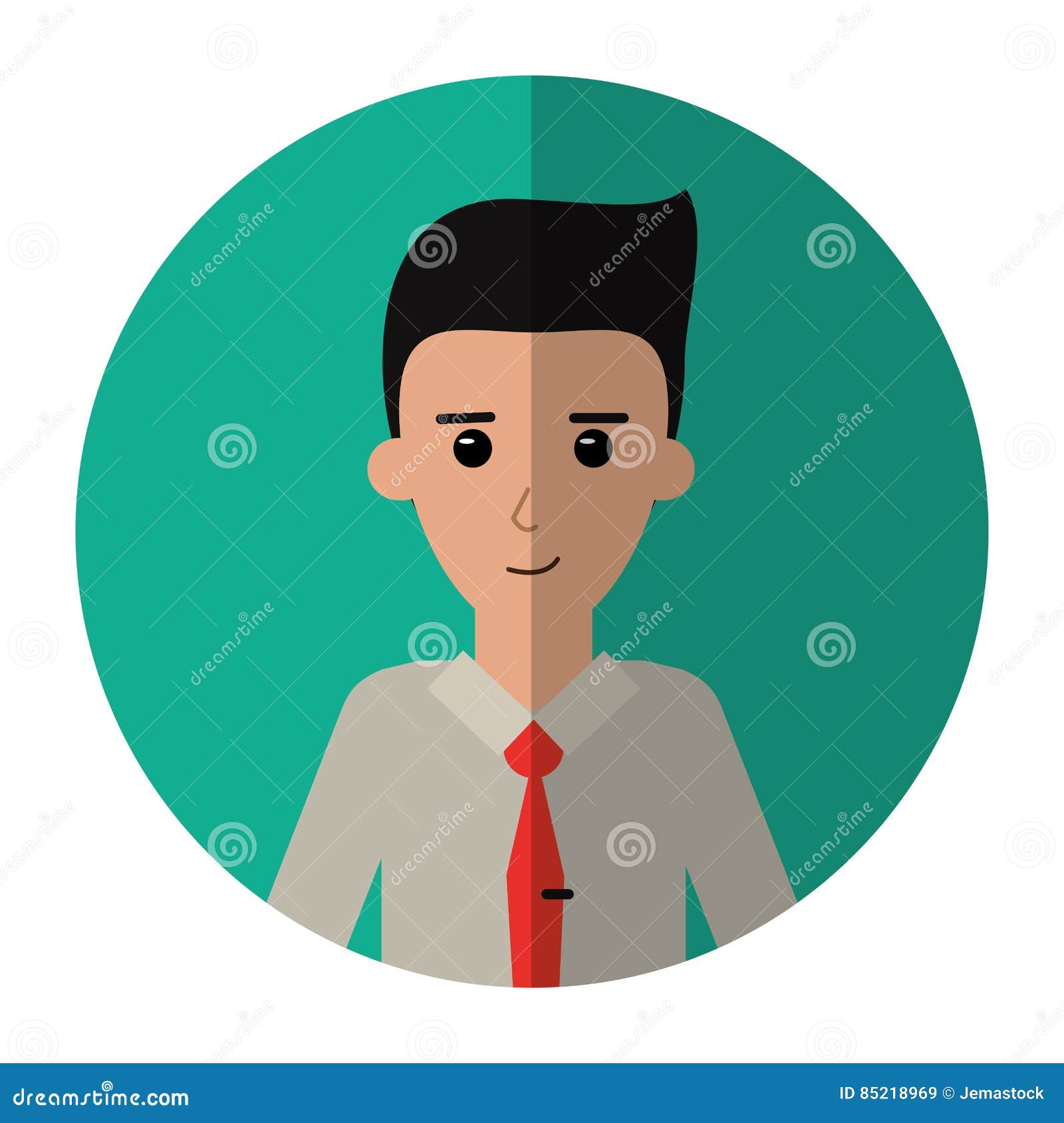 Man Employee Work Business Shadow Cartoon Vector | CartoonDealer.com ...