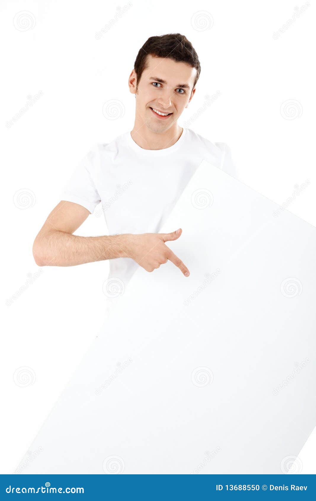 The Man with the Empty Form Stock Photo - Image of happiness, caucasian ...