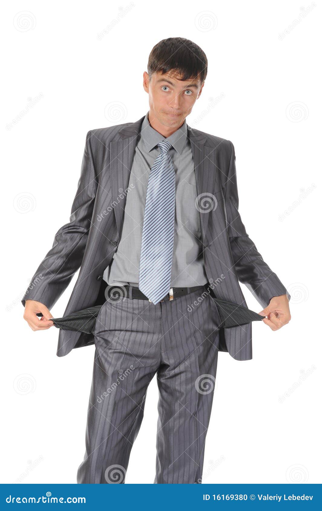 Man with empty pockets stock photo. Image of problems - 16169380