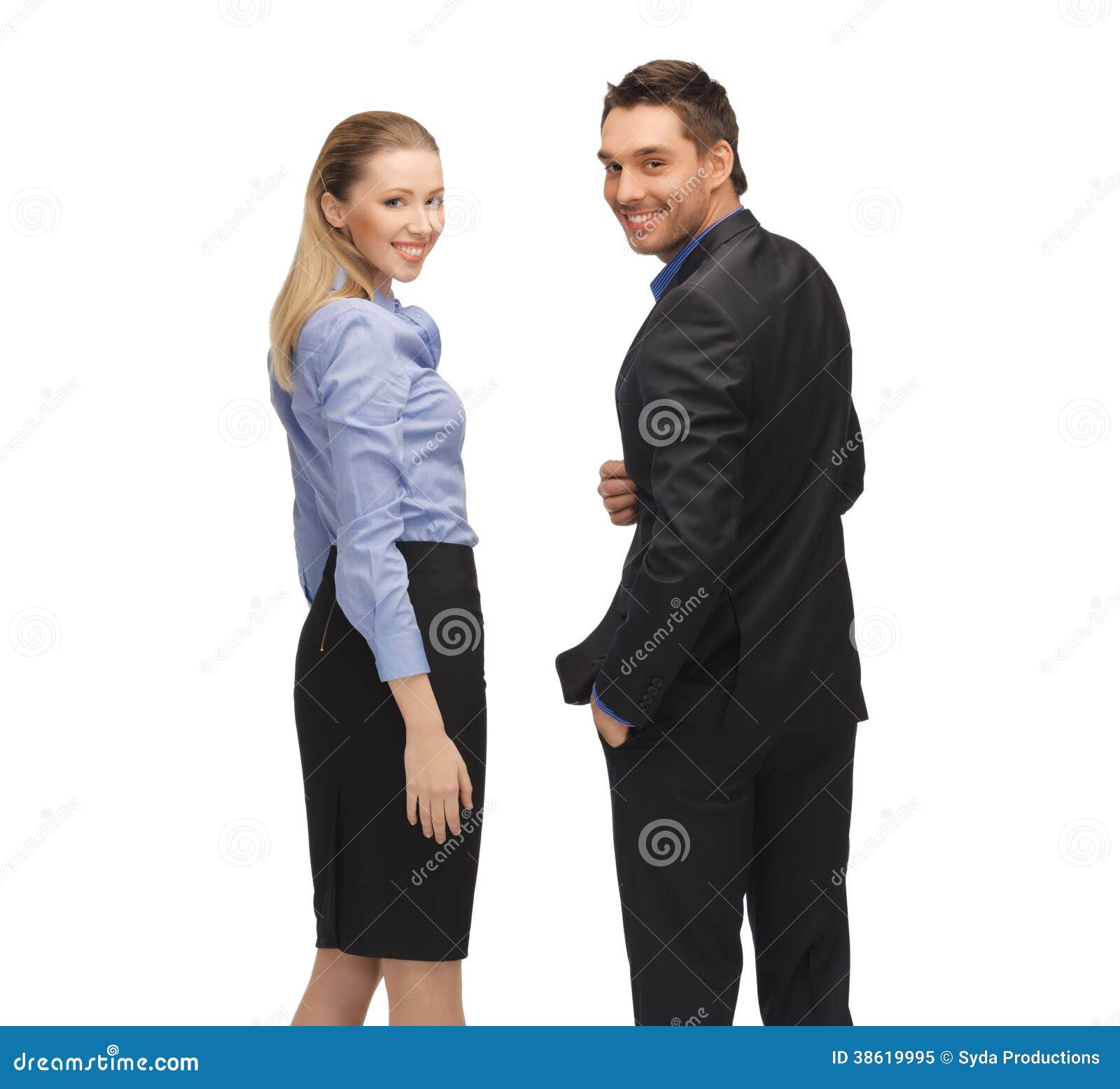 Man En Vrouw in Formele Kleding Stock Afbeelding - Image of onderwijs ...
