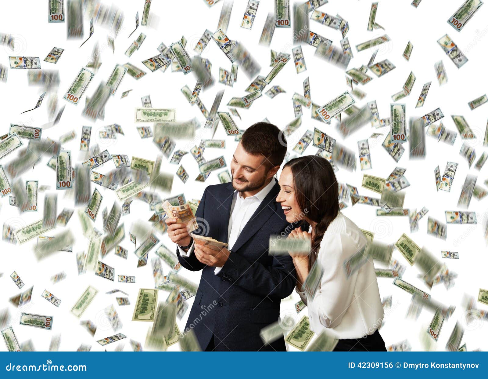 Man En Vrouwen Tellend Geld Stock Foto - Image of bankwezen, fortuin ...