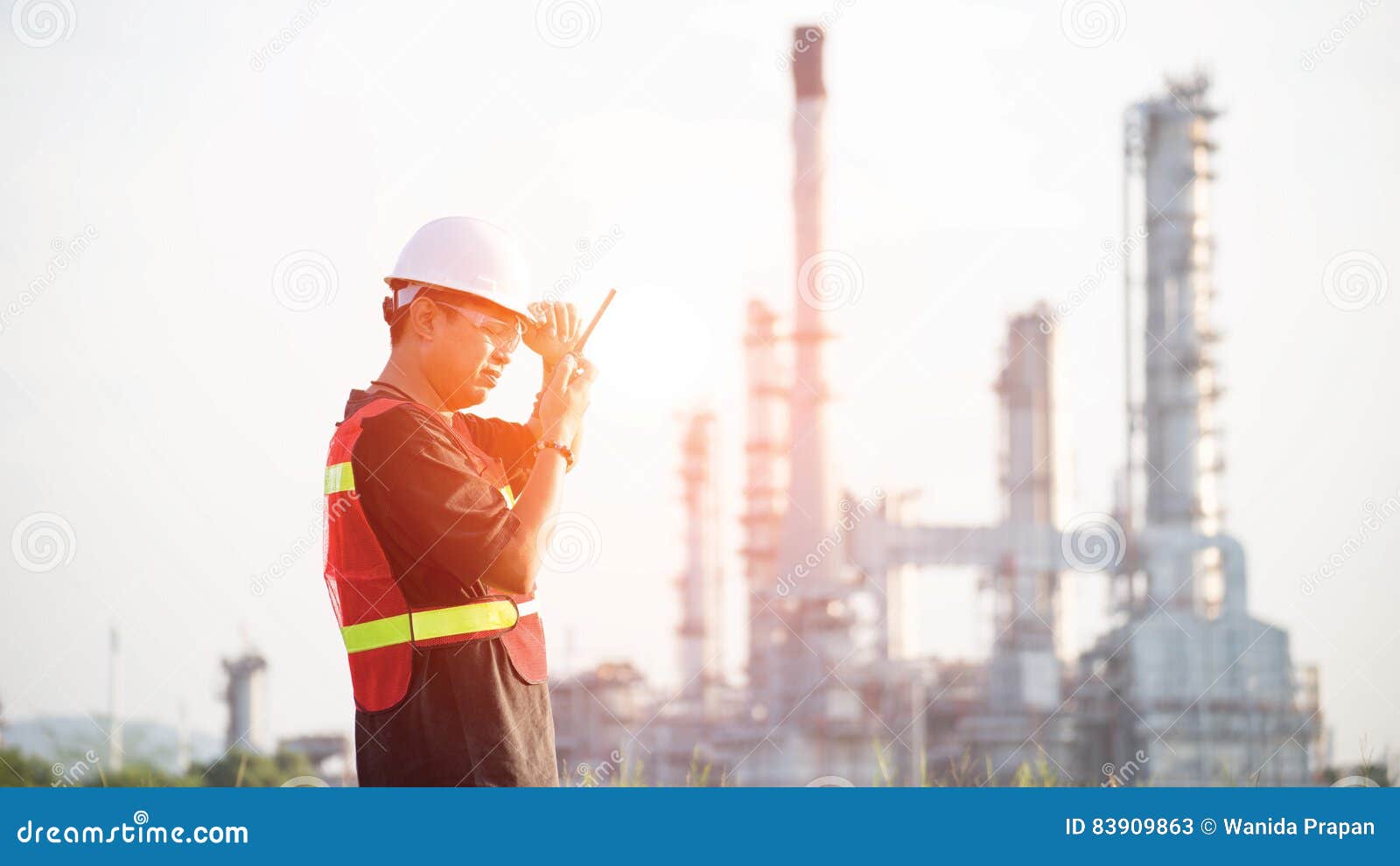 The Man Engineer at Power Plant, Stock Image - Image of adult ...