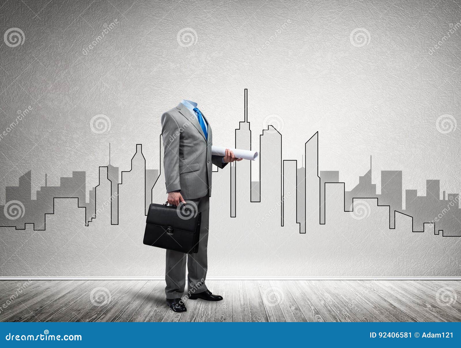 Man of Engineering Profession Stock Image - Image of project, room ...