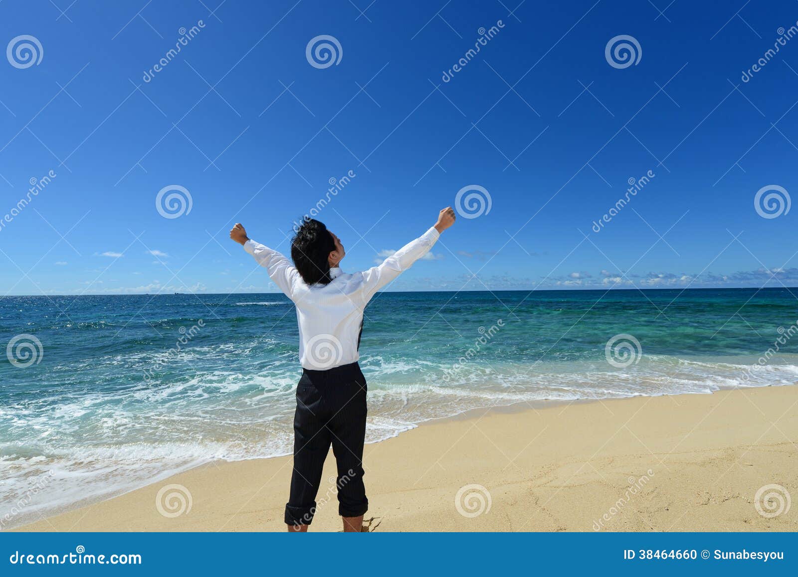 Man enjoy the sun. stock photo. Image of relaxed, nature - 38464660