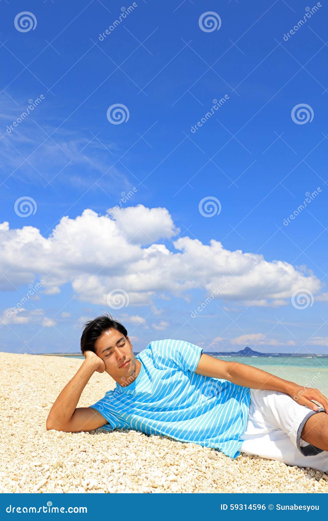 Man enjoy the sun. stock photo. Image of enjoying, salesman - 59314596