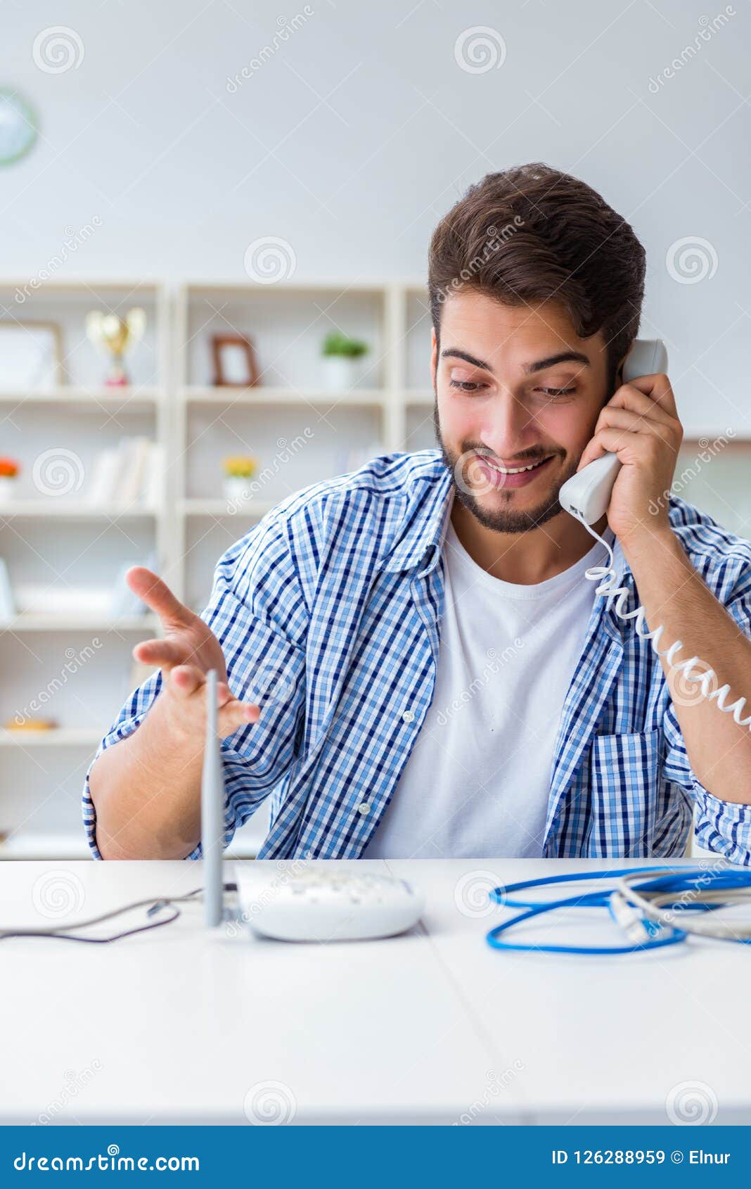 The Man Enjoying Fast Internet Connection Stock Image - Image of ...