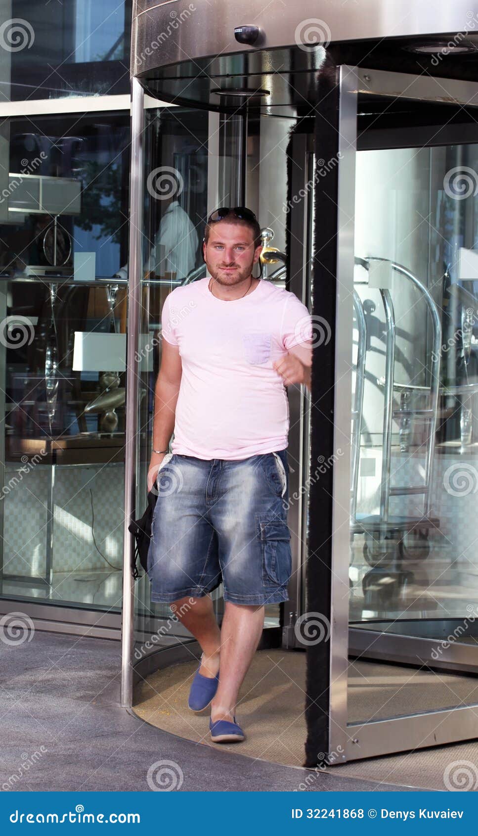 Man at the entrance stock photo. Image of good, georgian - 32241868