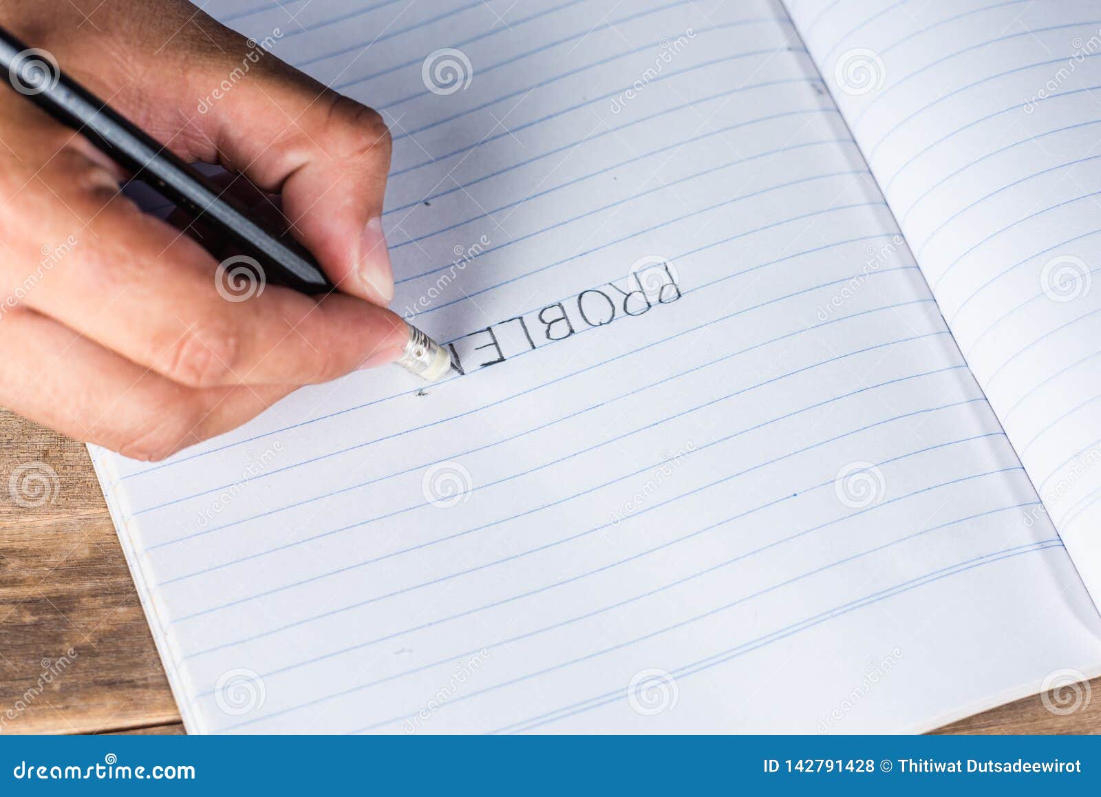 Man Erase Word `PROBLEM` on Book Stock Photo - Image of erase, note ... Man Erase Word `PROBLEM` on Book Stock Photo - Image of erase, note ...