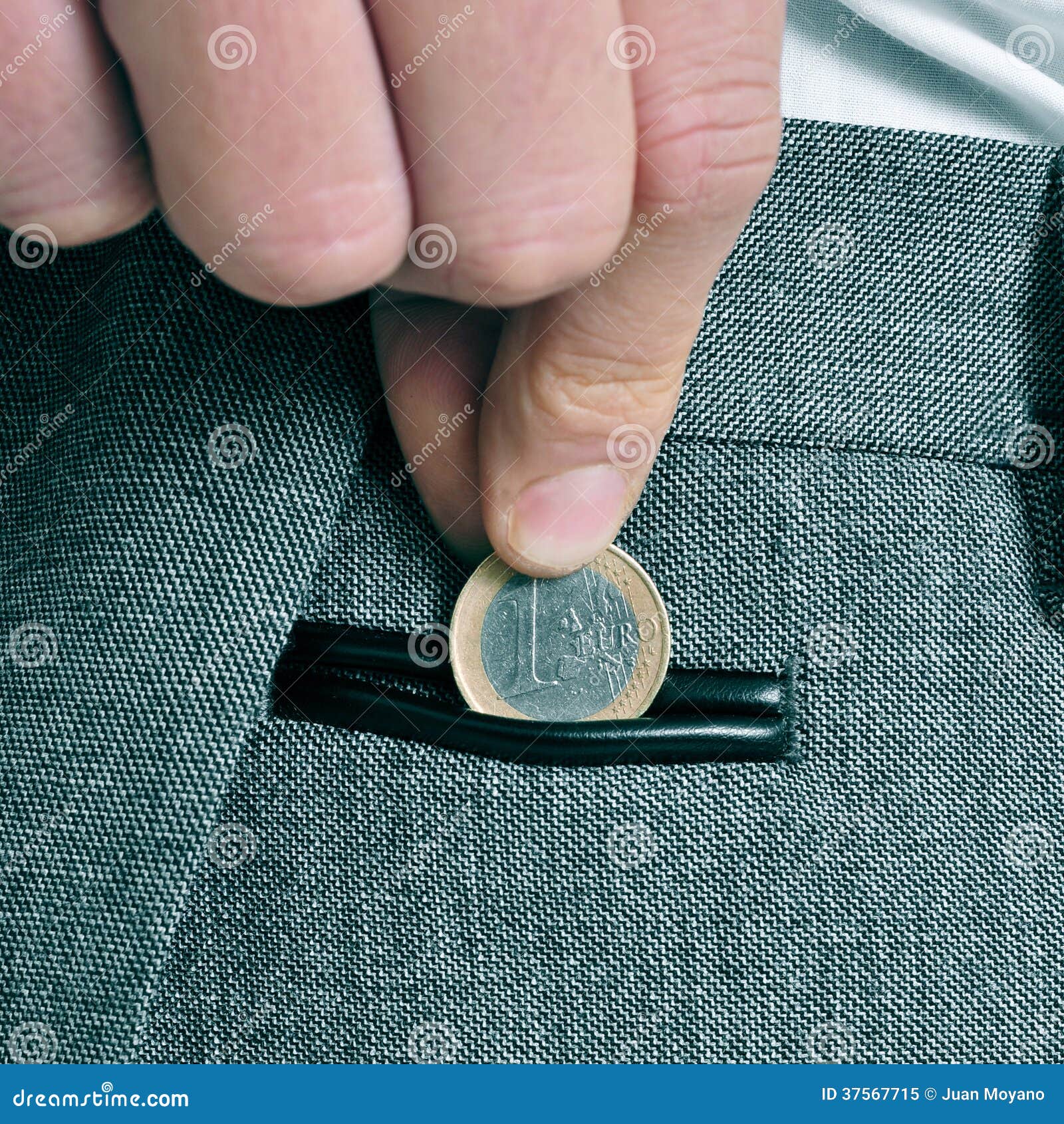 Man with euro coin stock image. Image of grasper, alms - 37567715