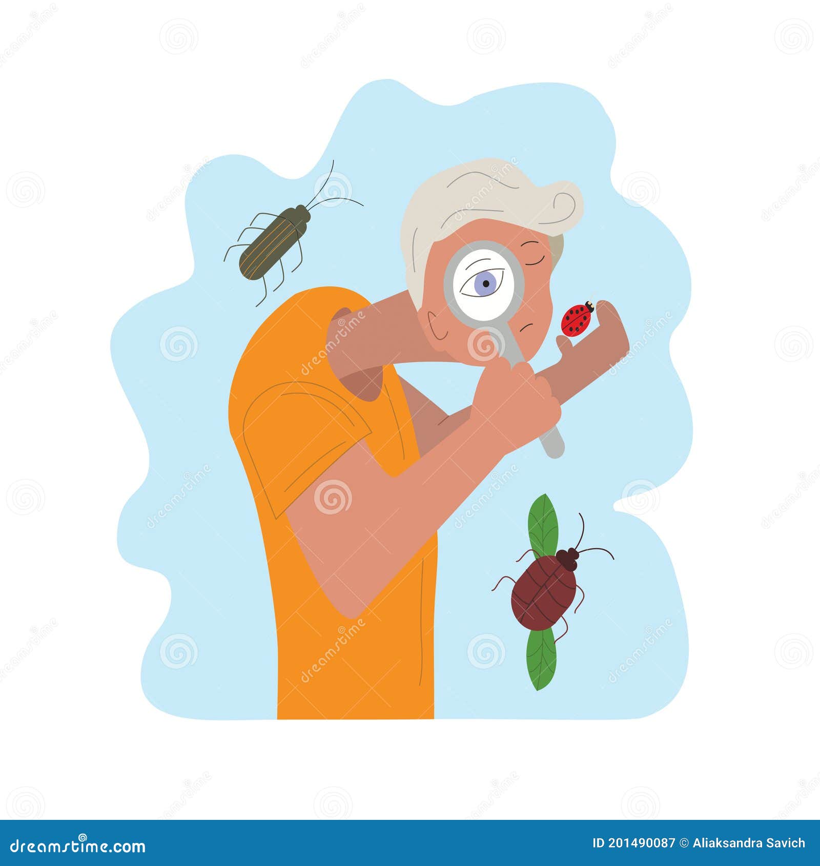 Entomology Hobby, Professional Occupation Landing Page Template ...