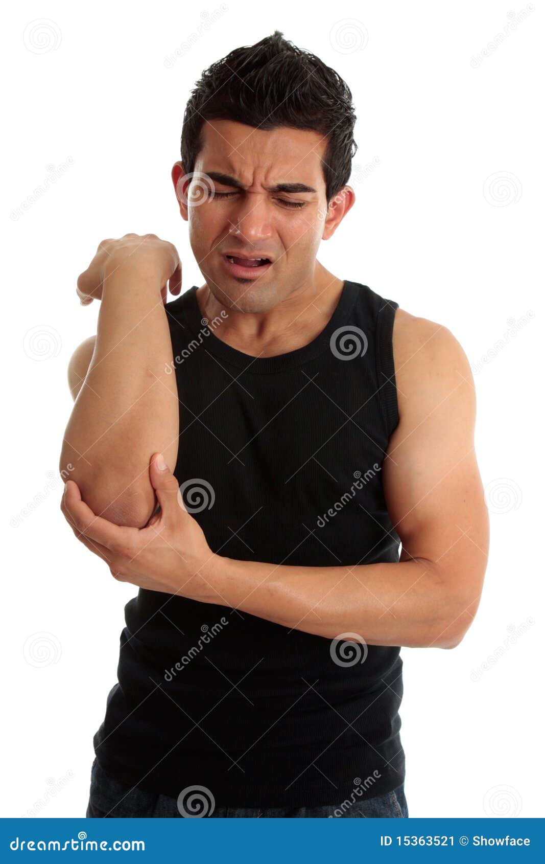 Man with Excruciating Injury or Pain Stock Image - Image of affliction ...