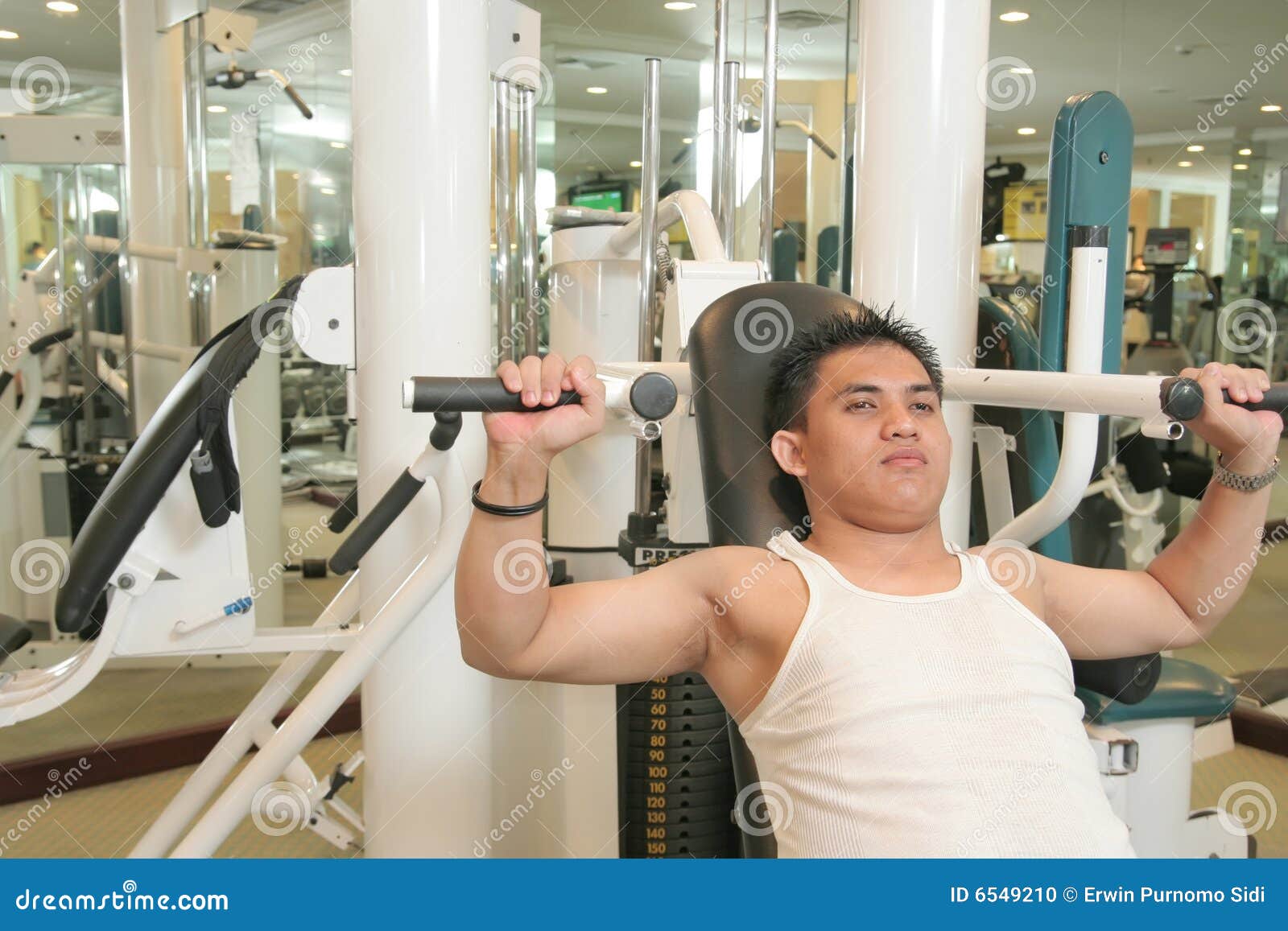 Man exercising stock photo. Image of exercising, asian - 6549210