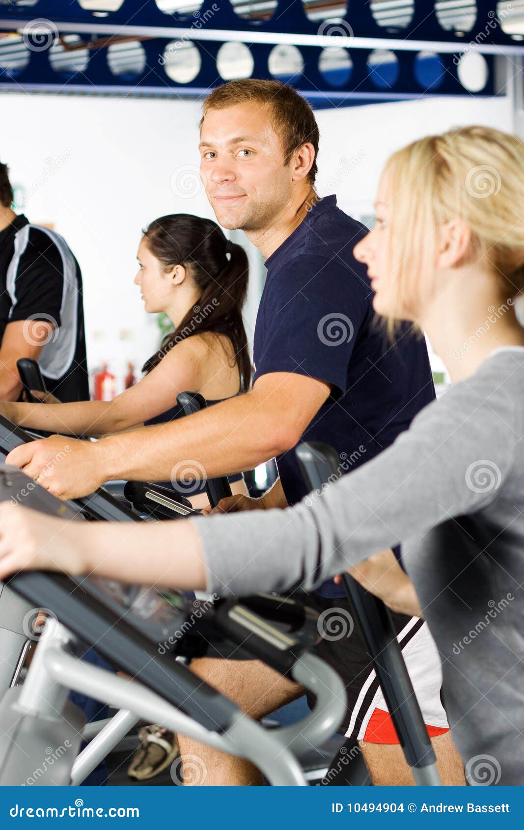 Man Exercising with Friends Stock Photo - Image of happy, sport: 10494904