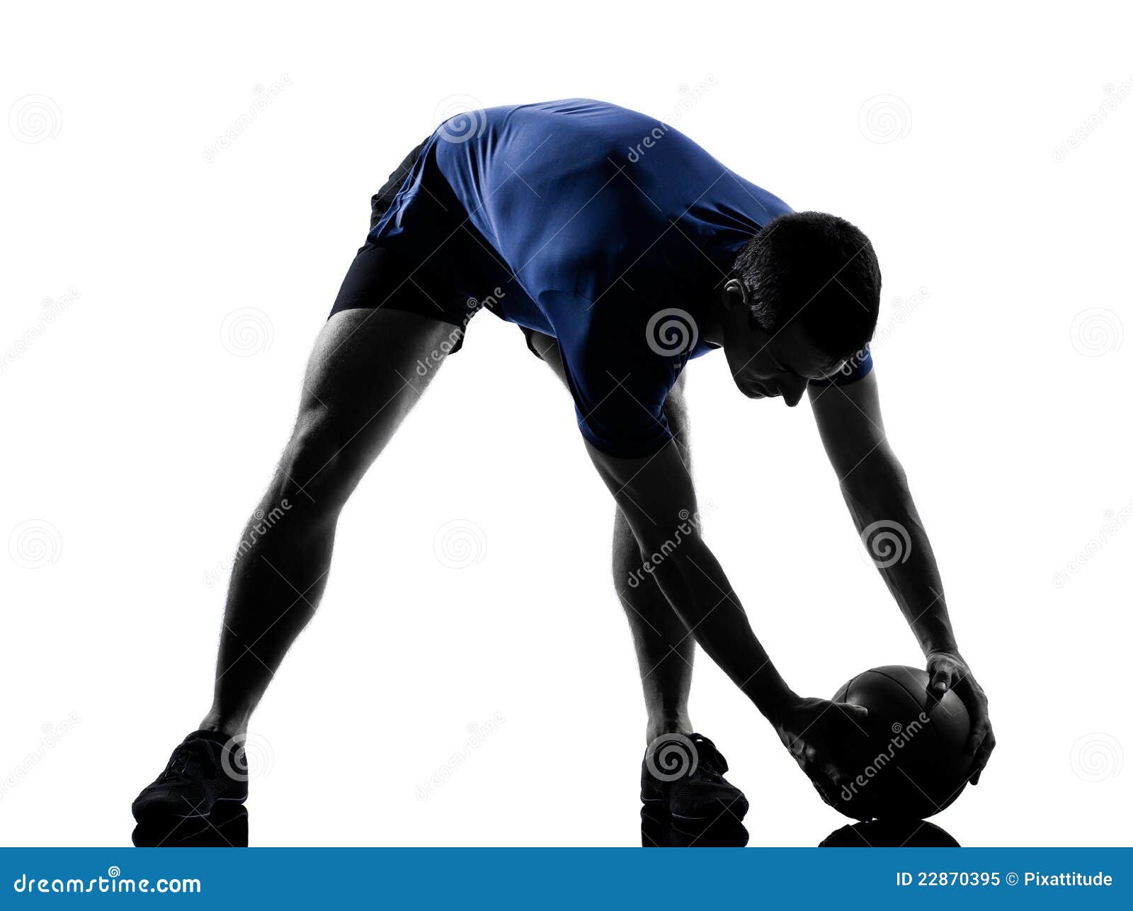 Man exercising workout stock image. Image of aerobics - 22870395