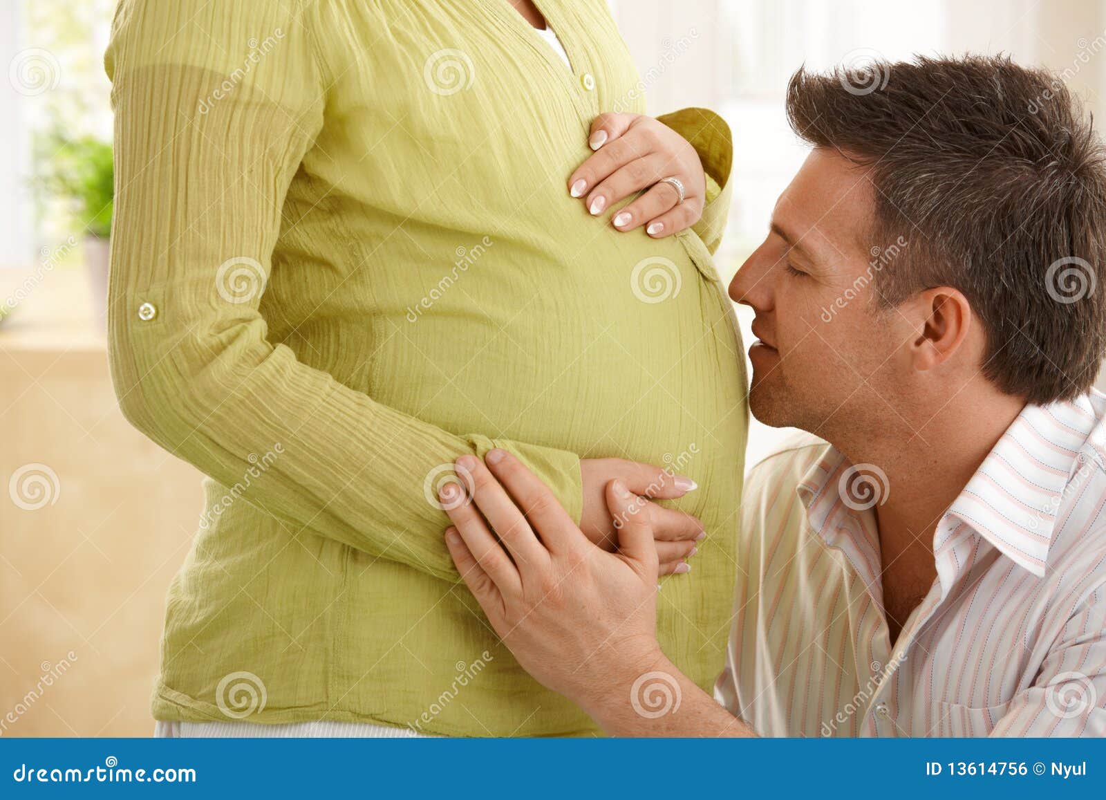 Man with expecting wife stock photo. Image of expecting - 13614756