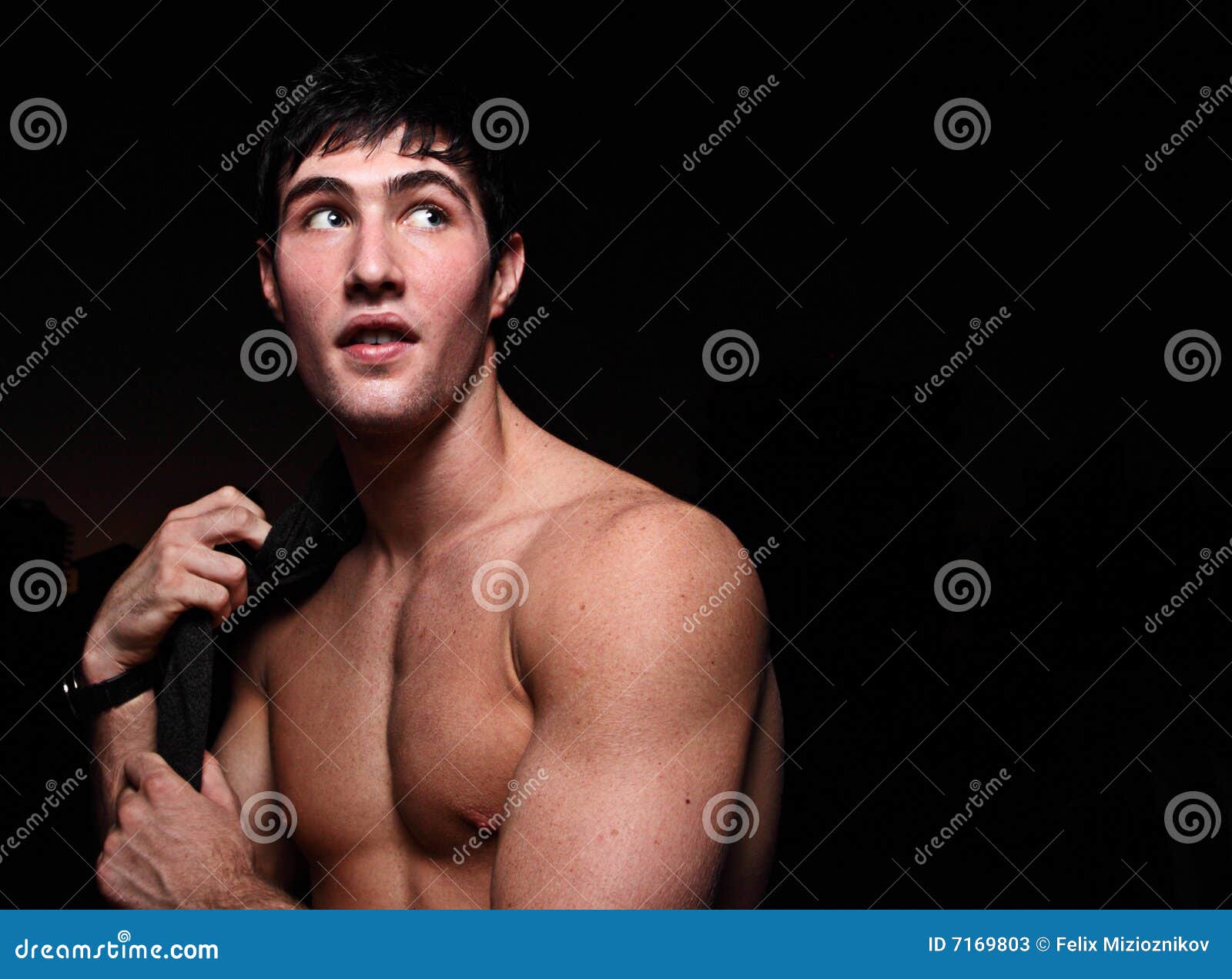Man expressing fear stock image. Image of white, copy - 7169803