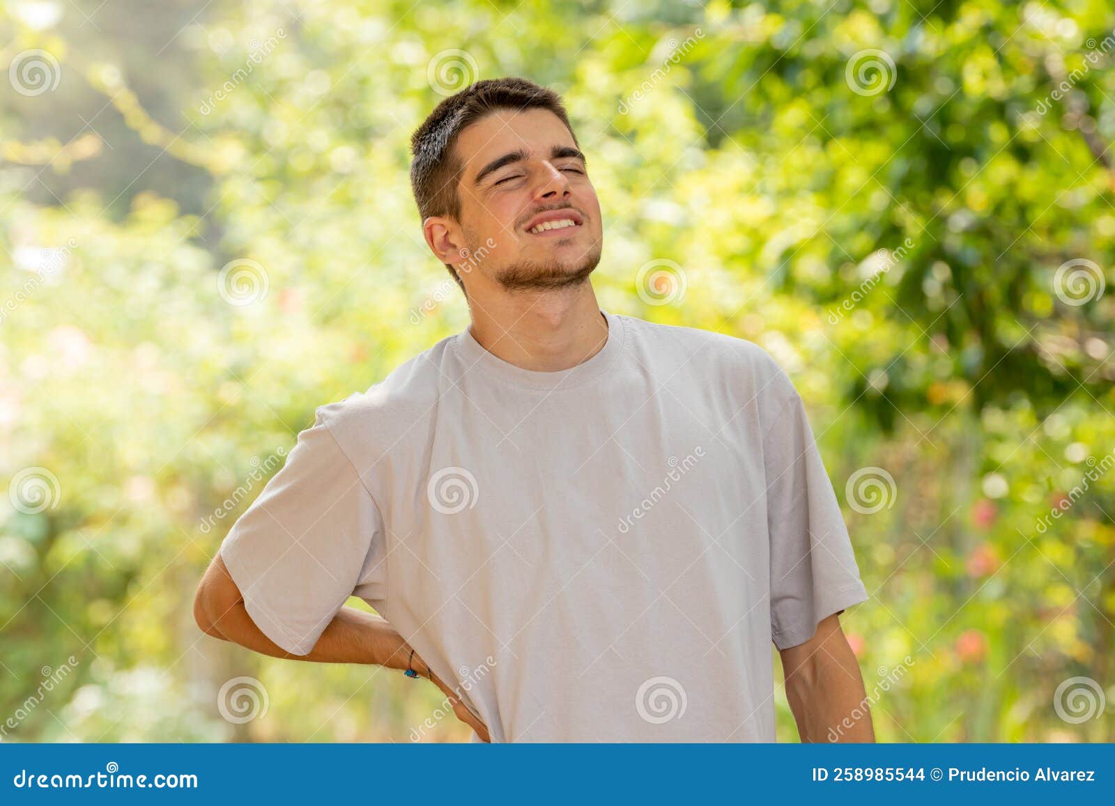 Man with Expression of Pain Stock Photo - Image of physiotherapy ...