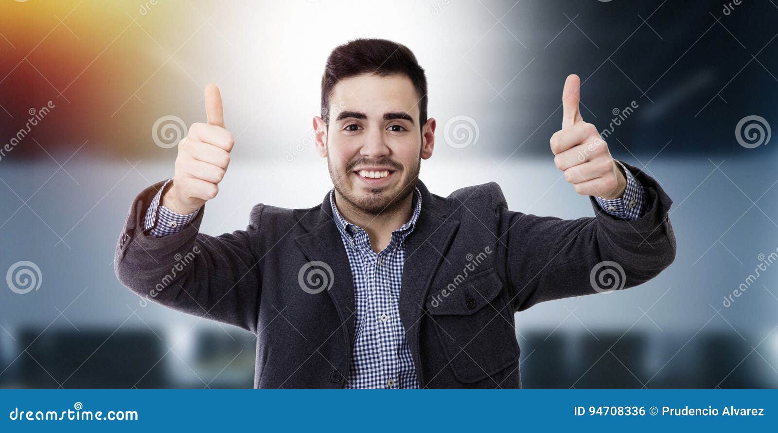 Man with Expression of Success Stock Photo - Image of expression ...