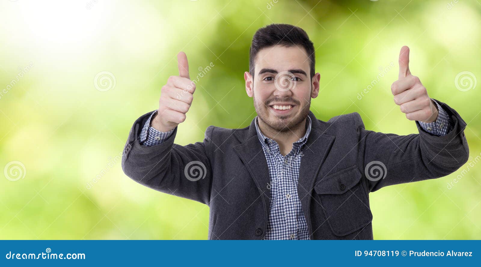 Man with Expression of Success Stock Image - Image of arms, male: 94708119