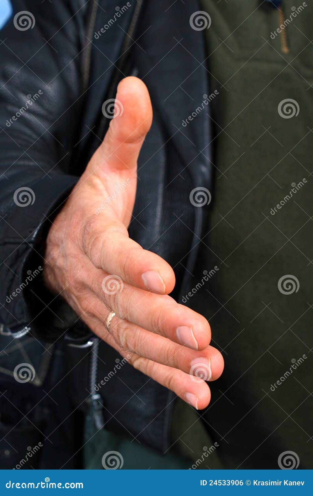Man Extending Hand To Shake Stock Photo - Image of people, handshake ...