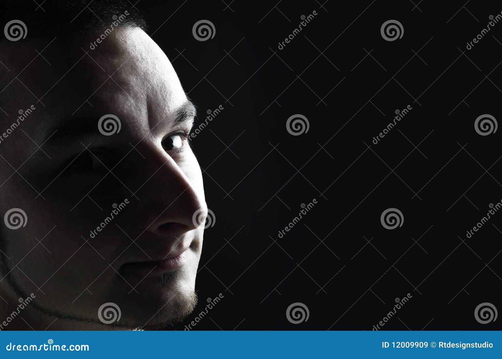 Man face stock image. Image of looking, young, staring - 12009909