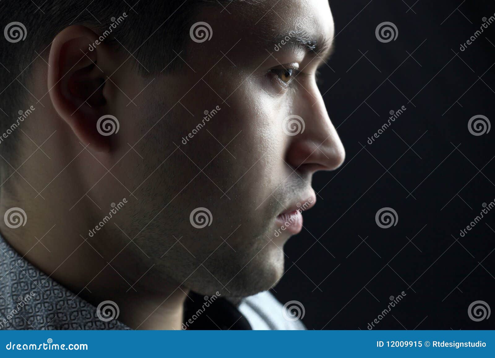 Man face stock image. Image of view, looking, young, front - 12009915