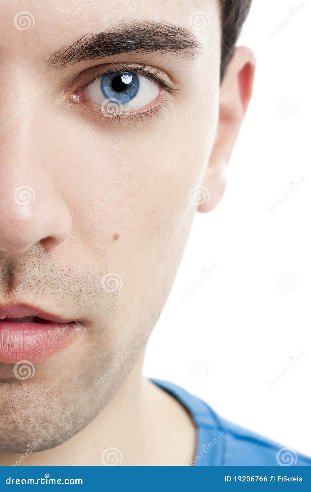 Man face stock photo. Image of model, natural, face, confident - 19206766