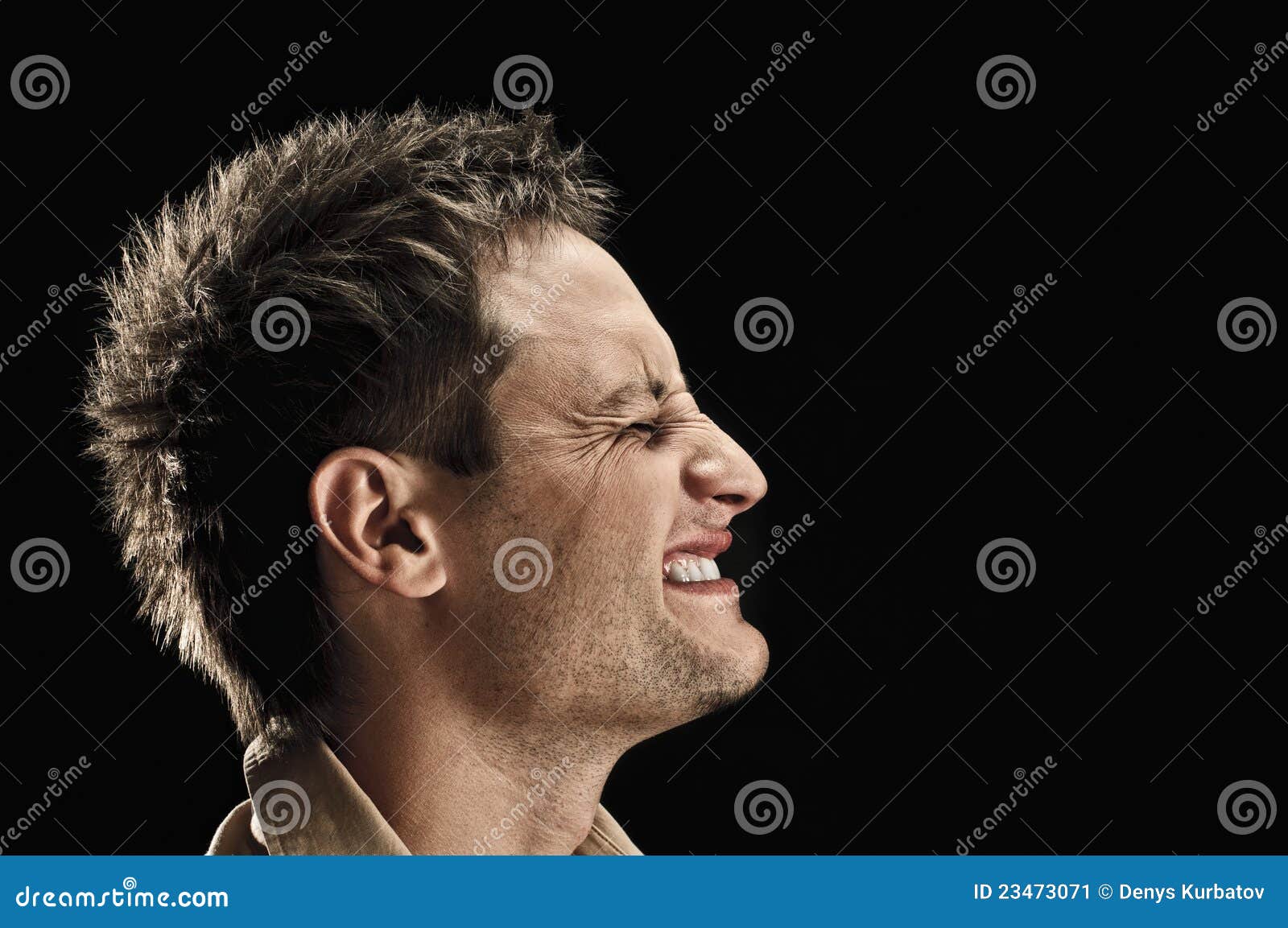 Man face stock image. Image of dude, casual, haircut - 23473071
