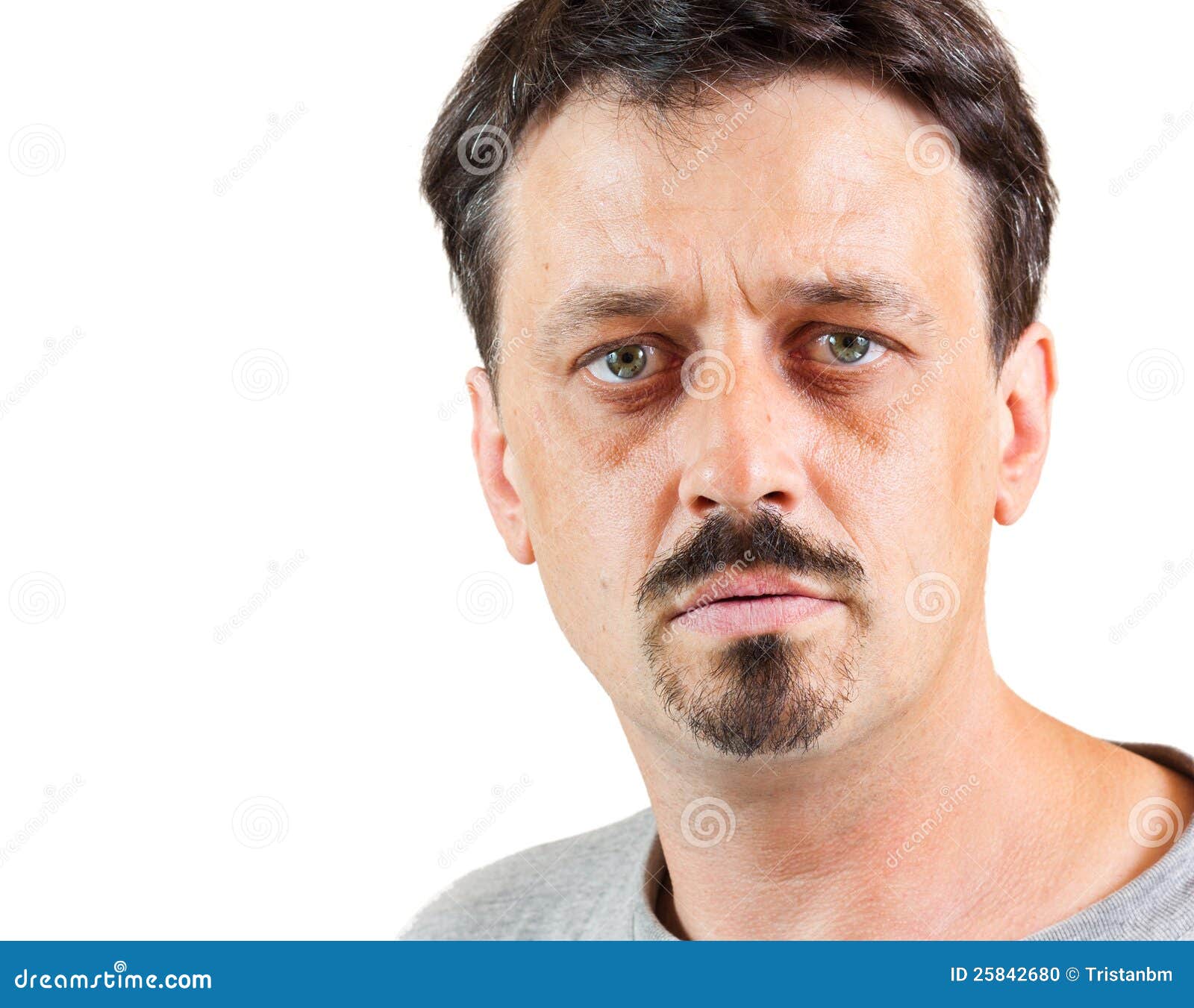 Man face stock photo. Image of look, rings, person, tired - 25842680