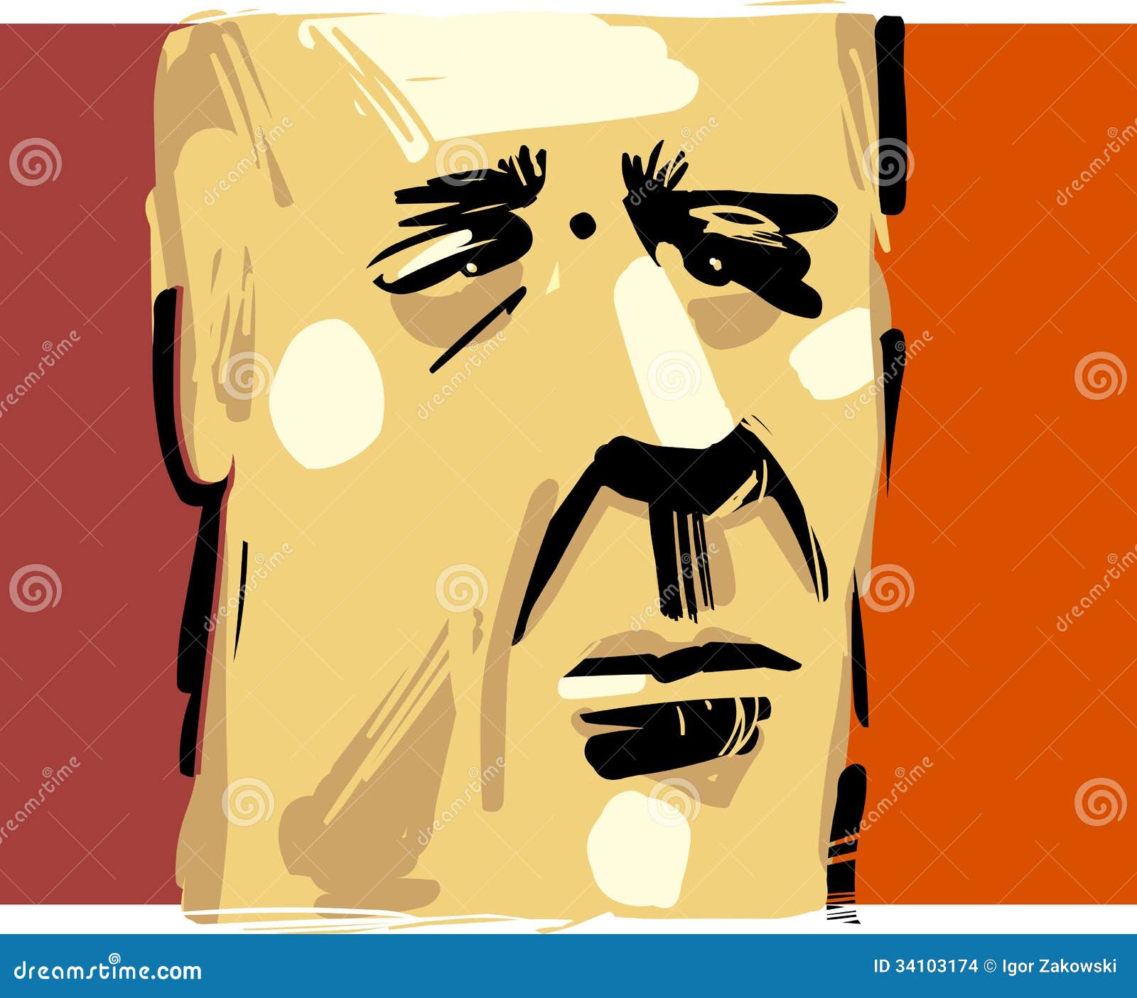 Artistic Pen And Ink Drawing Illustration Of Nuclear Explosion ...