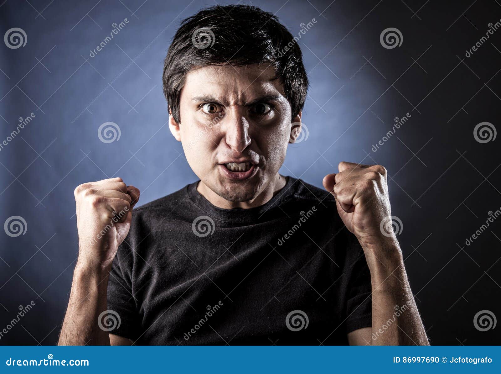 Man face expressions stock photo. Image of feeling, hard - 86997690