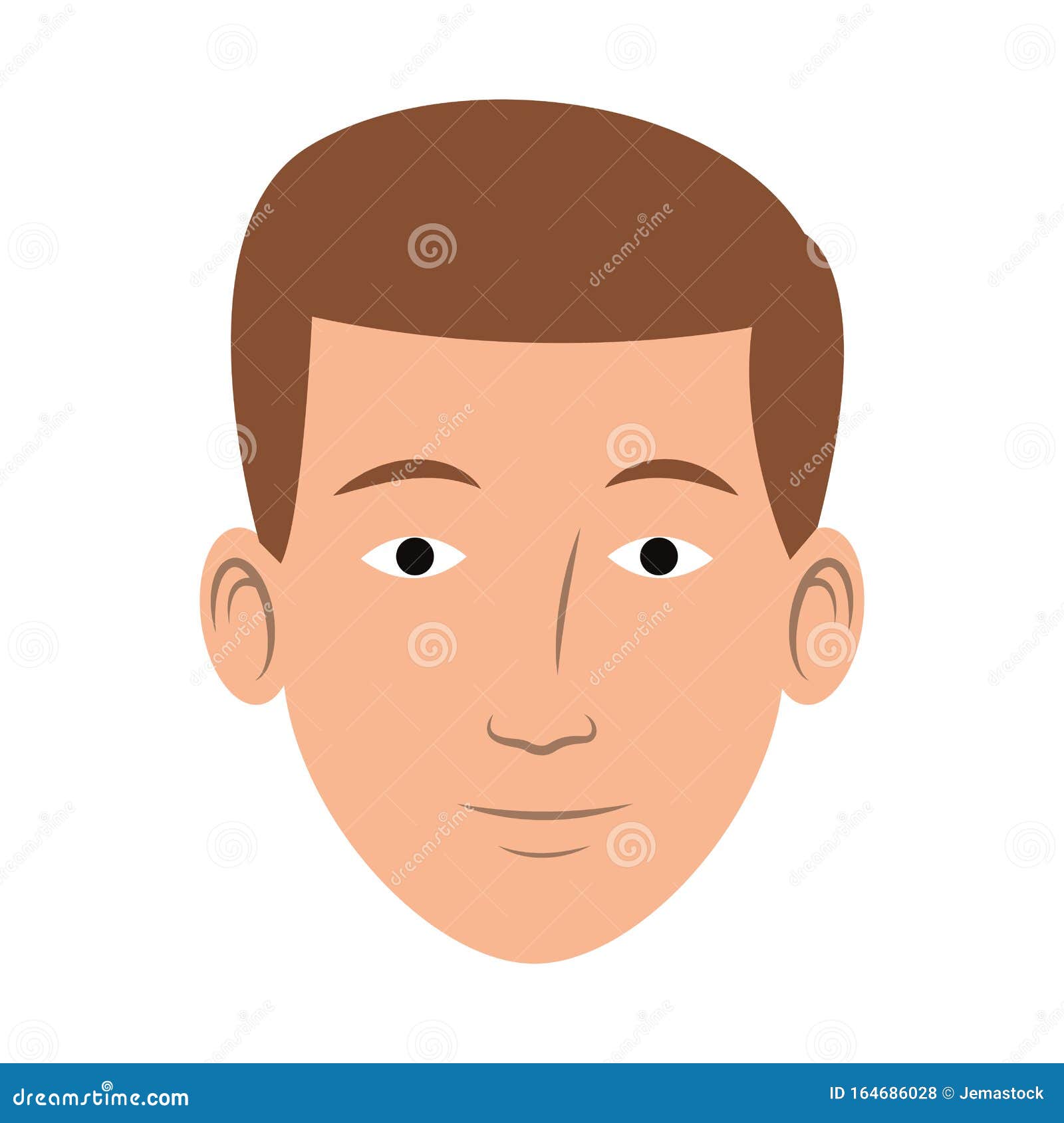 Man Face Icon, Colorful Design Stock Vector - Illustration of handsome ...