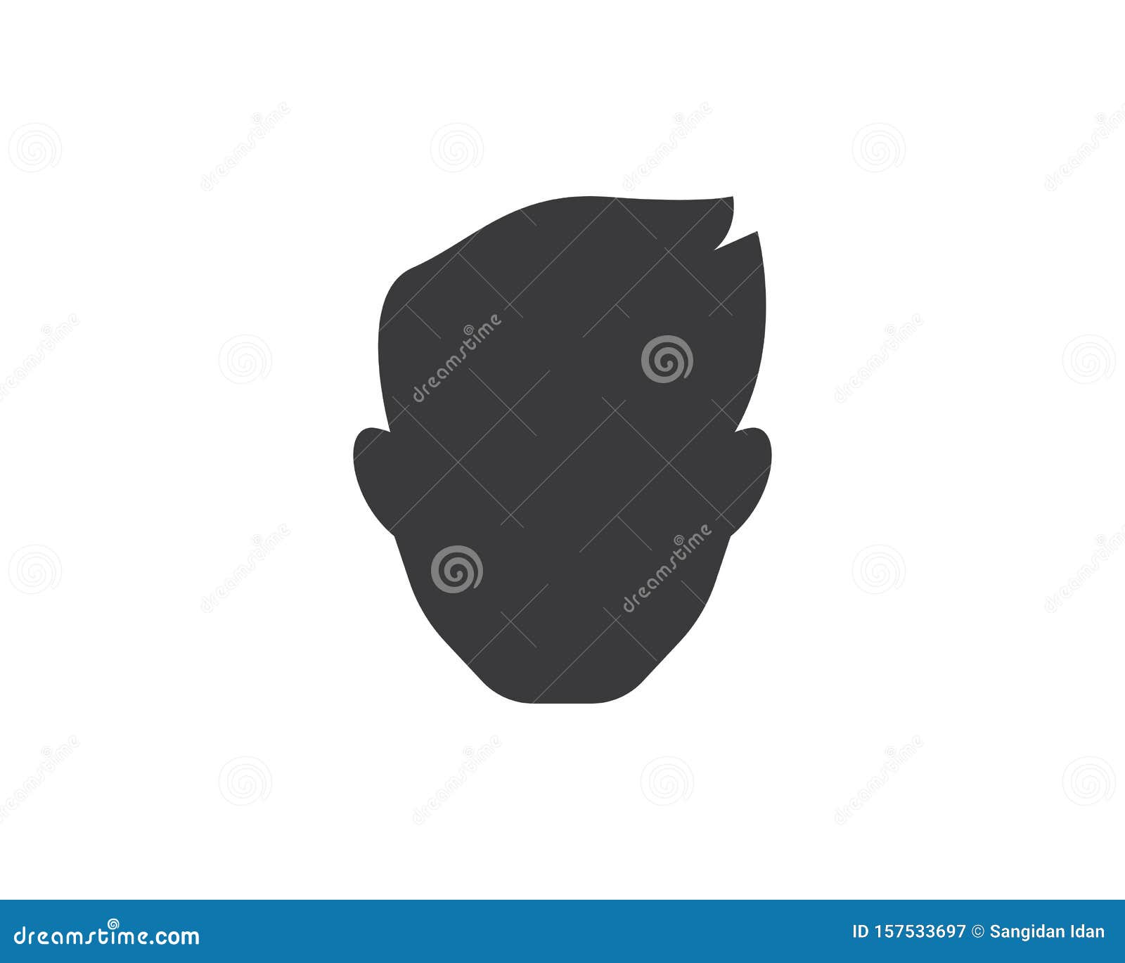 Man Face Icon Logo Vector Illustration Design Stock Vector ...